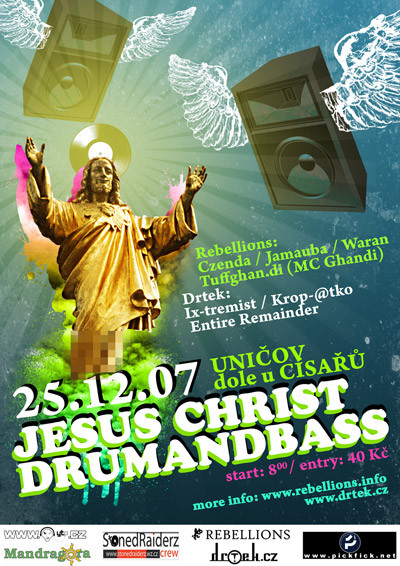 Jesus Christ DNB – report Uničov (U Císařů, 25.12.2007) | Rebellions.cz